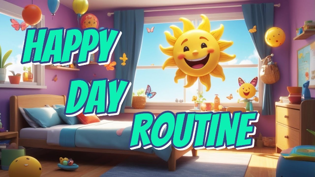 Our Happy Daily Routine Song for Kids | Fun & Educational Sing-Along ...