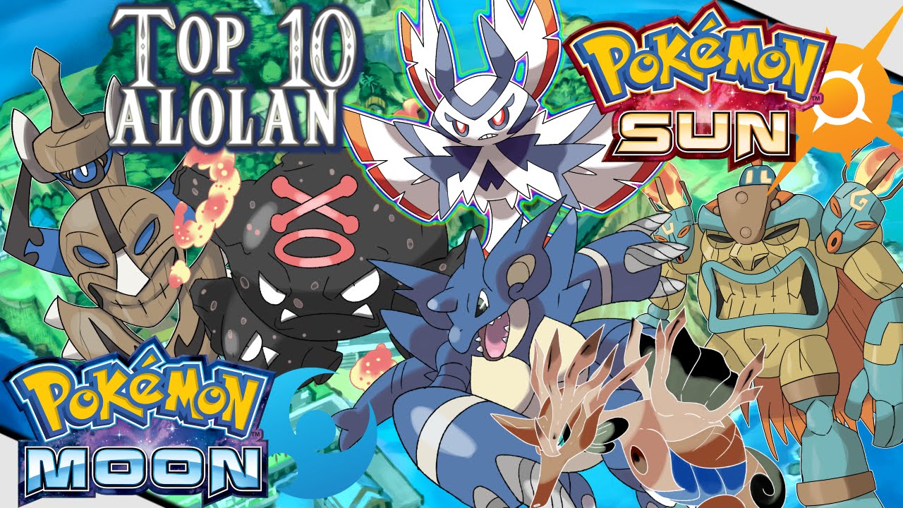 TOP 10 possible ALOLA FORMS 4 Pokemon Sun & Moon - YouTube