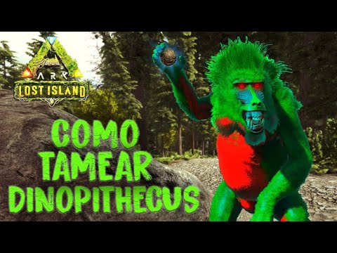 COMO TAMEAR UN DINOPITHECUS EN ARK - YouTube