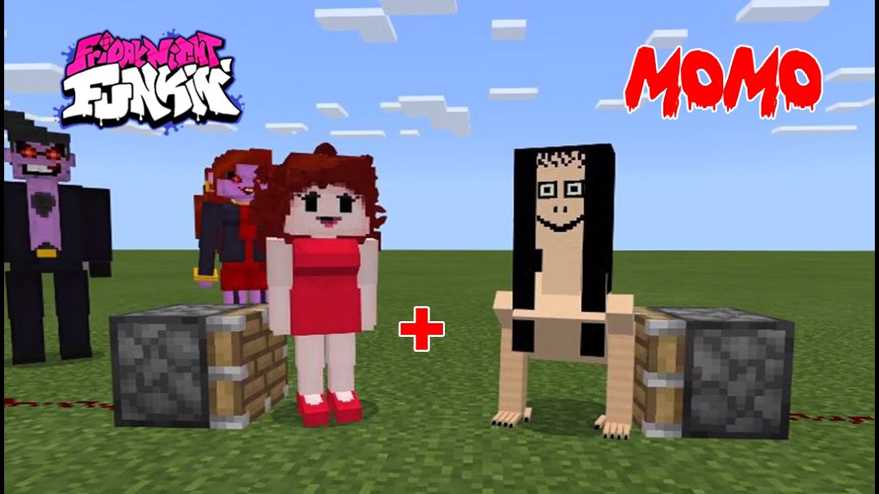 Girlfriend + Momo = ??? | Minecraft PE - YouTube