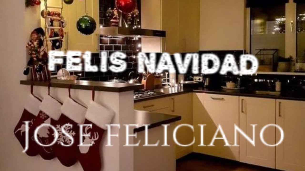 FELIZ NAVIDAD - JOSE FELICIANO ( OFFICIAL LYRIC VIDEO) - YouTube