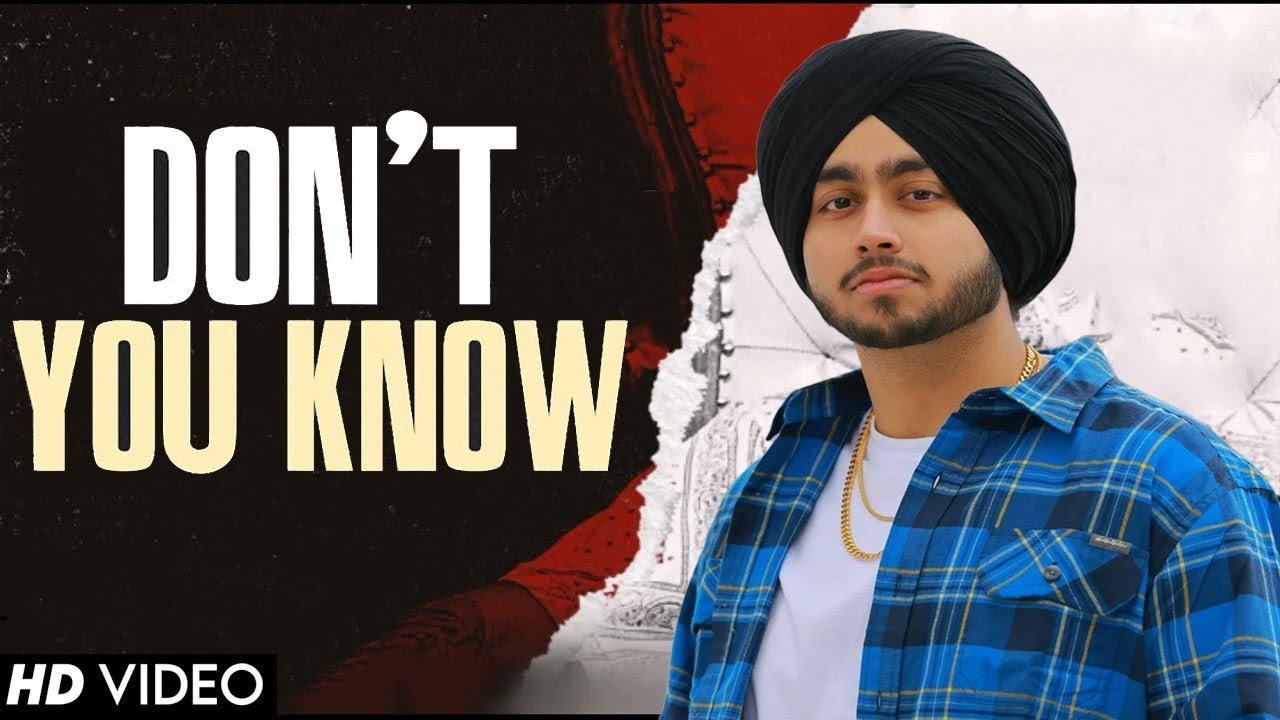 DONT YOU KNOW (Official Video) Shubh | Deep Chambal | New Punjabi Songs ...