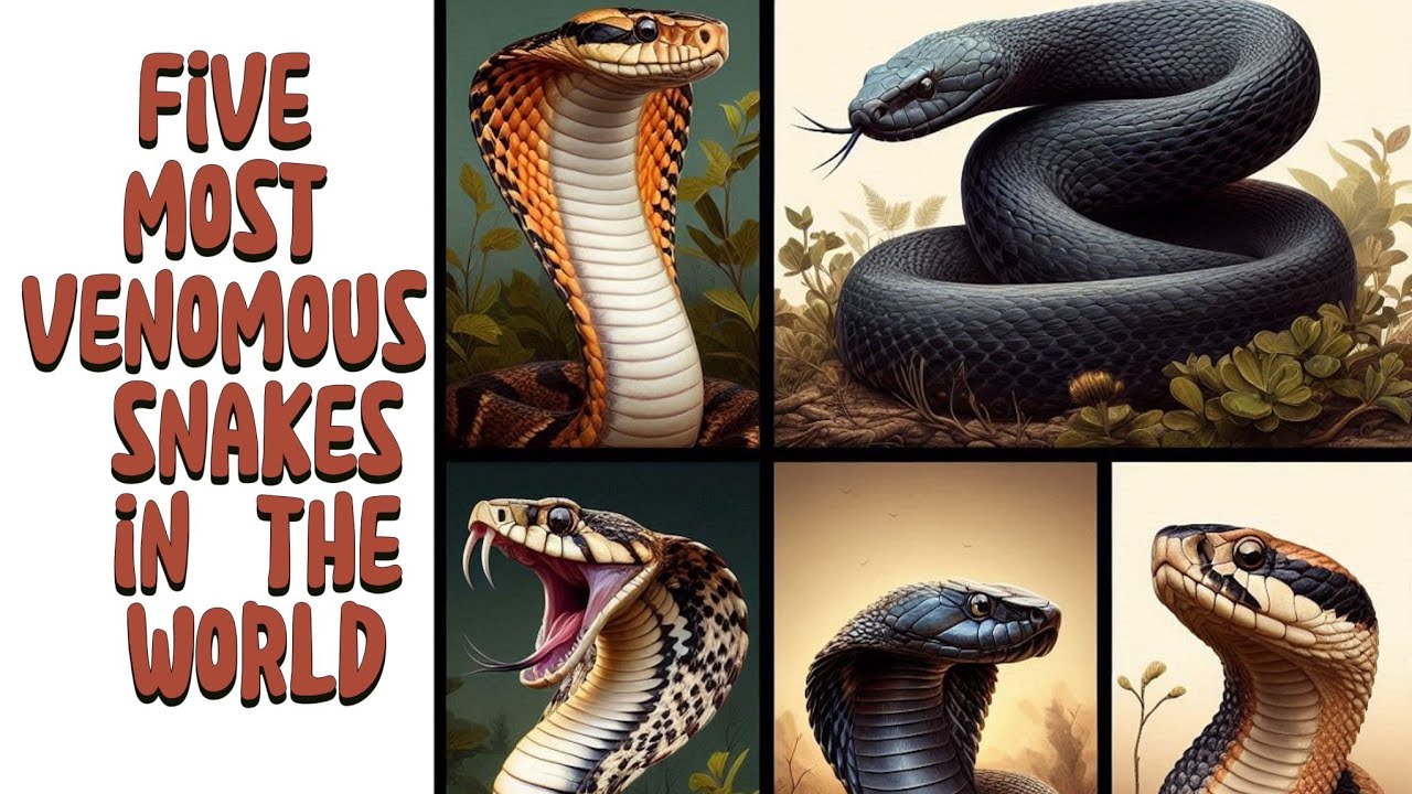 FiVE MOST VENOMOUS SNAKES IN THE WORLD। বিষাক্ত ০৫টি সাপ।#viralvideo # ...