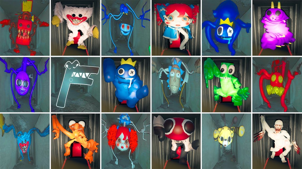 POPPY PLAYTIME MOD ALL JUMPSCARES (Mommy Long Legs,Among Us,Baldi's ...