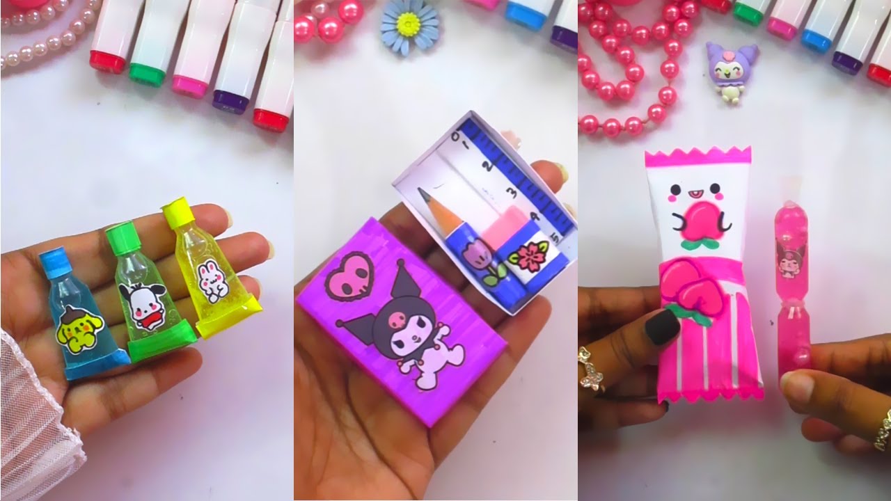 Easy craft ideas/miniature craft /Paper craft/ how to make /DIY/school ...