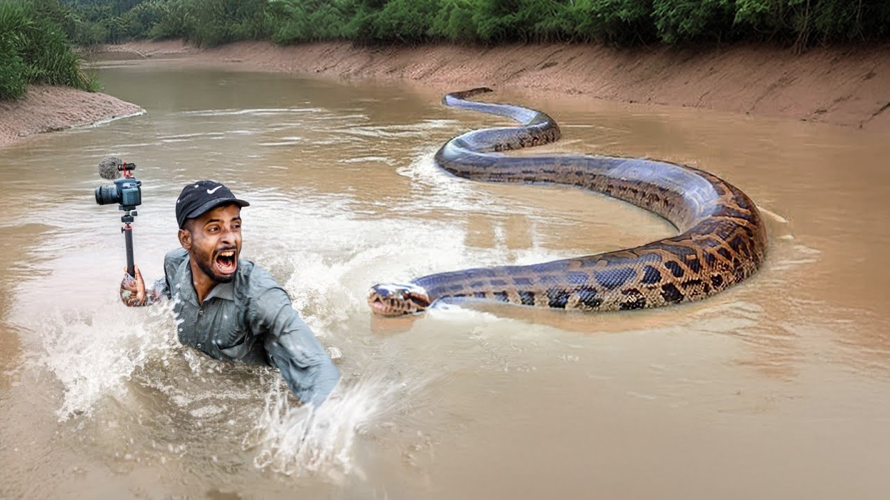 Anaconda Snake Attack Boys In Forest | An Anaconda Snake Attack Brief ...