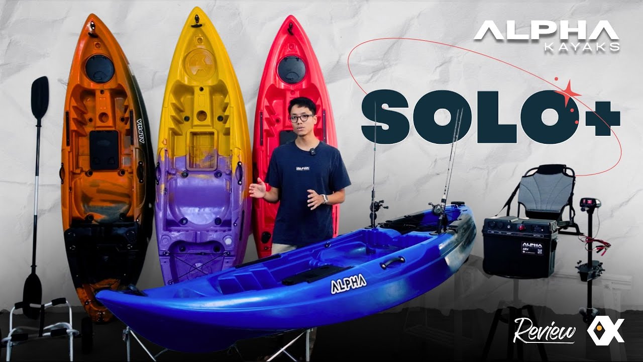 รีวิว Alpha Kayak Solo & Solo+: เรือคายัคสุดคุ้ม! - YouTube