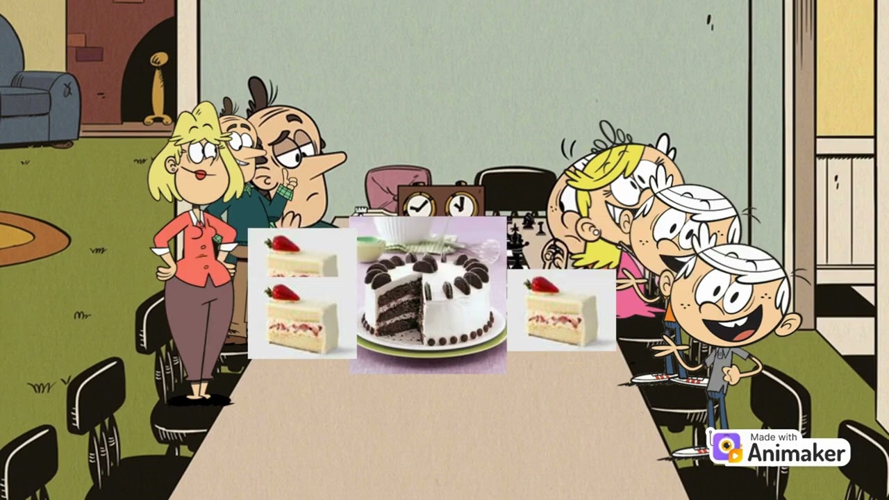 Classic Lincoln Loud Eats Lola's Slice Of Cake/Grounded - YouTube