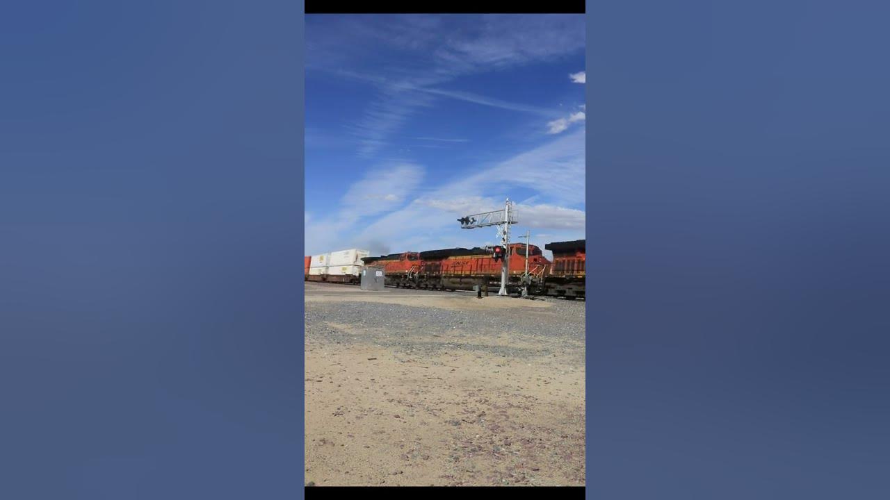 BNSF 7042 Double Stack Cajon Sub Hinkley, Rd. - YouTube