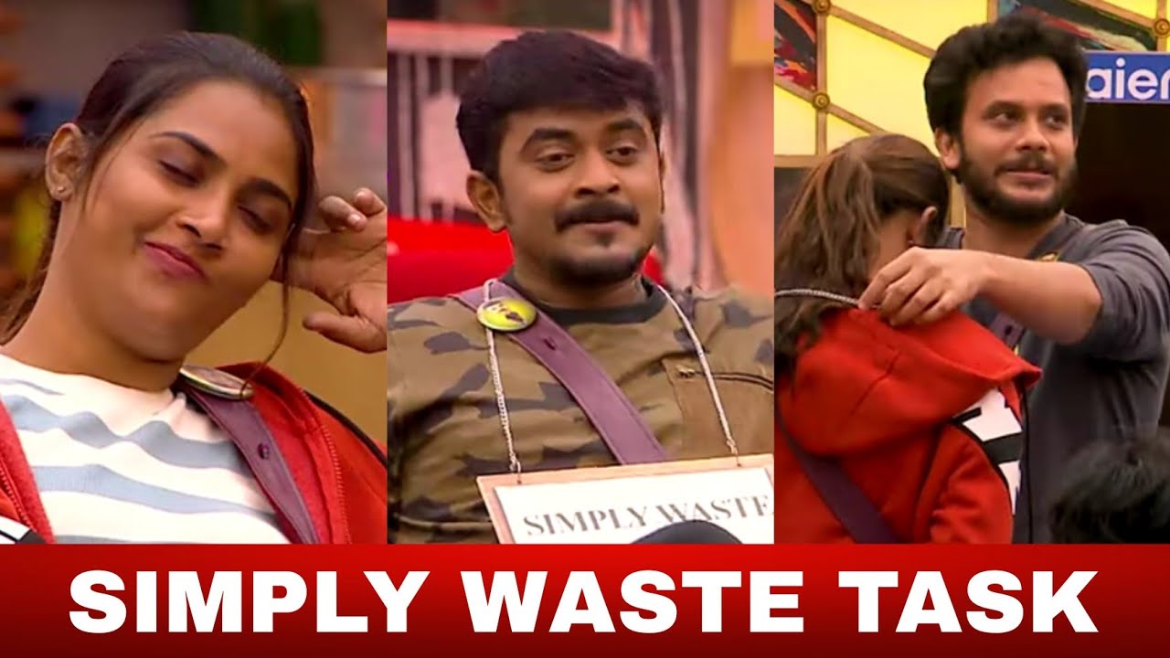 Simply Waste Task | Bigg Boss Tamil 6 Review - YouTube