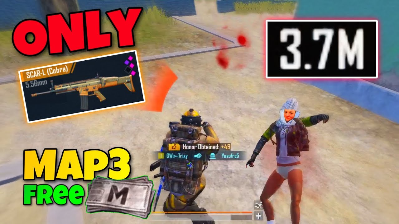 Fabled Scar-L is OP 🤯 @KaRmaFromYT1 ft Trixy Shared Game~ Metro Royale ...