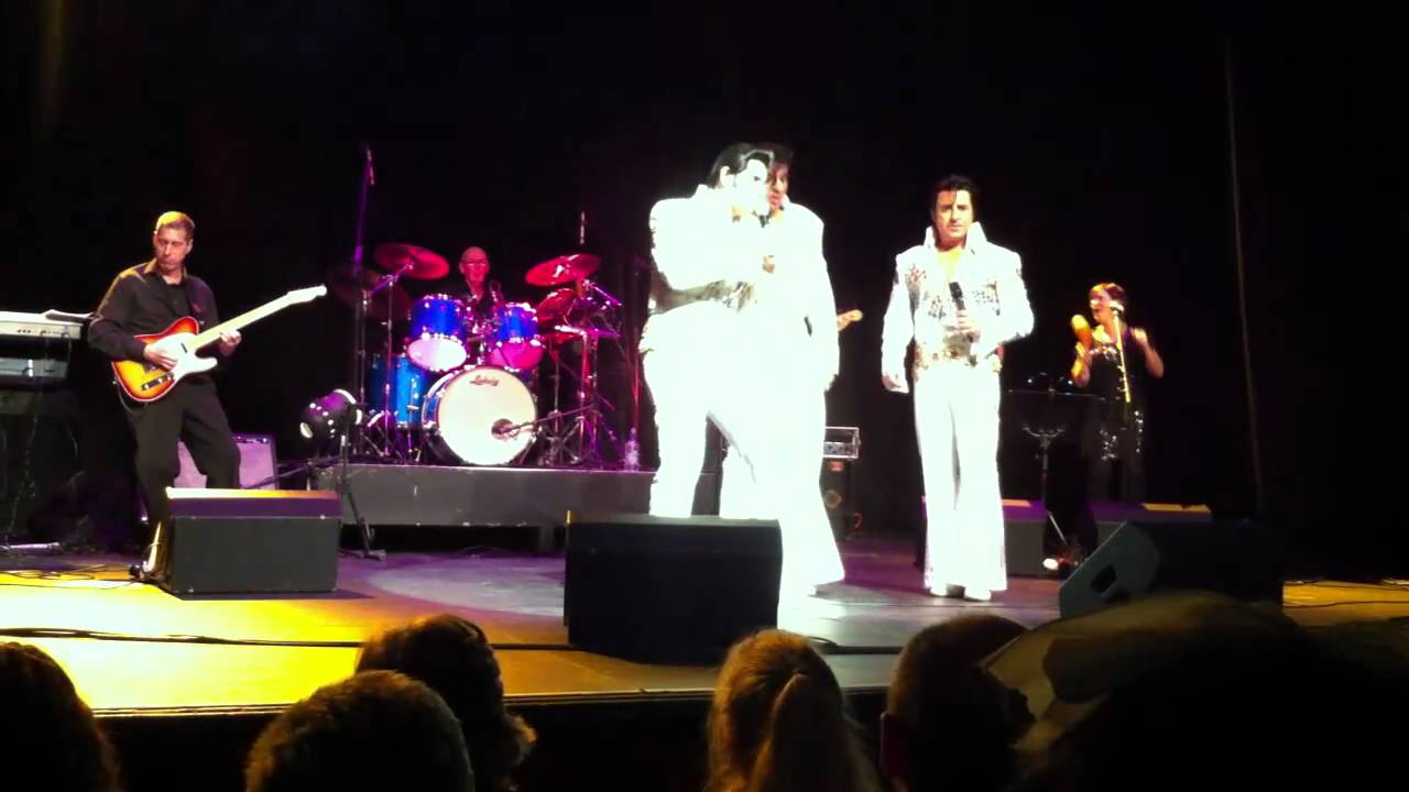 VIVA LAS VEGAS - by 3 ELVISES!!!! - YouTube