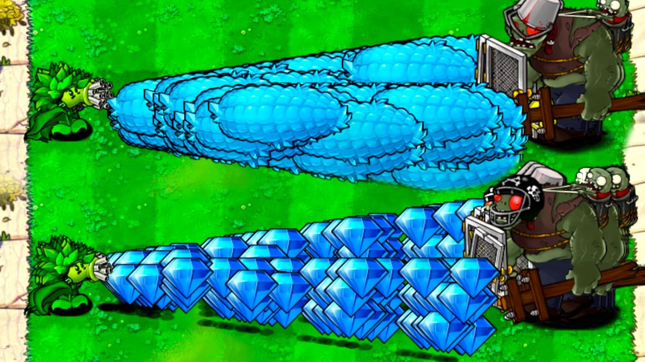 Wild Gatling Pea với 42 loại đạn khác nhau (with 42 Bullet) - Plants Vs ...