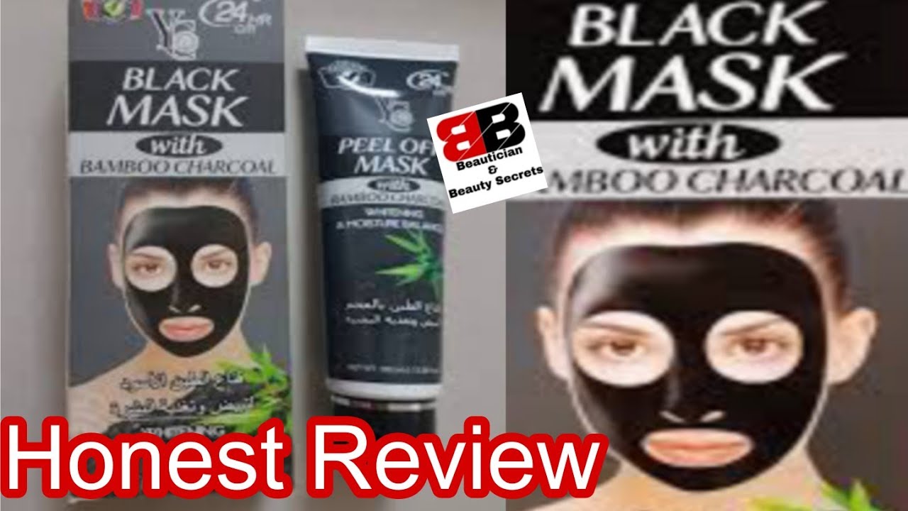 YC Black Mask with Bamboo Charcoal | Uses | Price | benefits | side ...