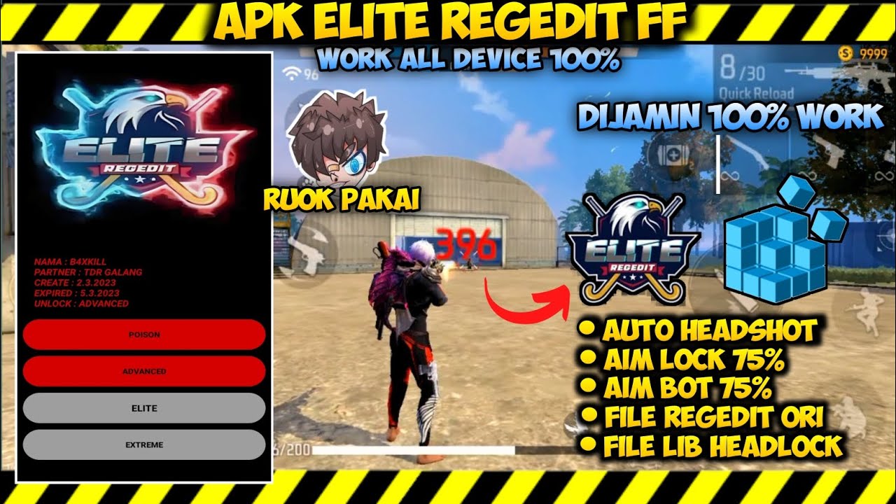 APK REGEDIT FF 2023 ANDROID|| AIM LOCK & AIM BOT ANTI BANNED ,NO ...