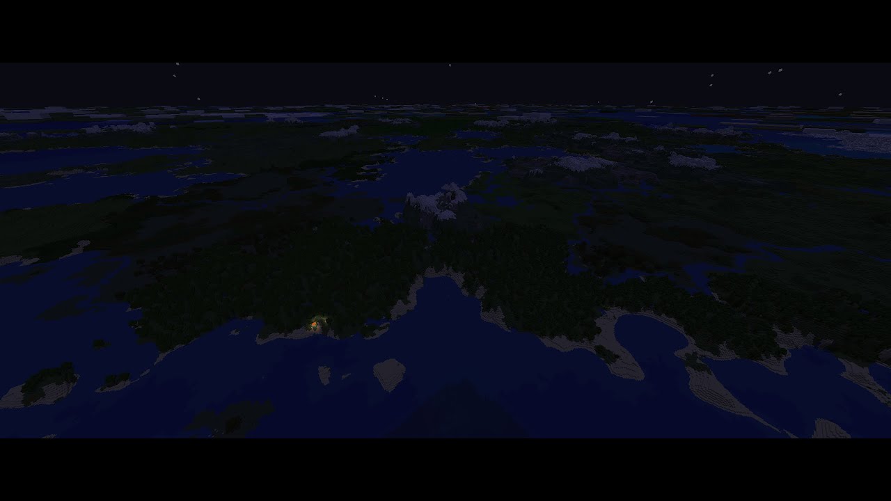 Minecraft LOD - 1024 Chunk Render Distance Test - YouTube