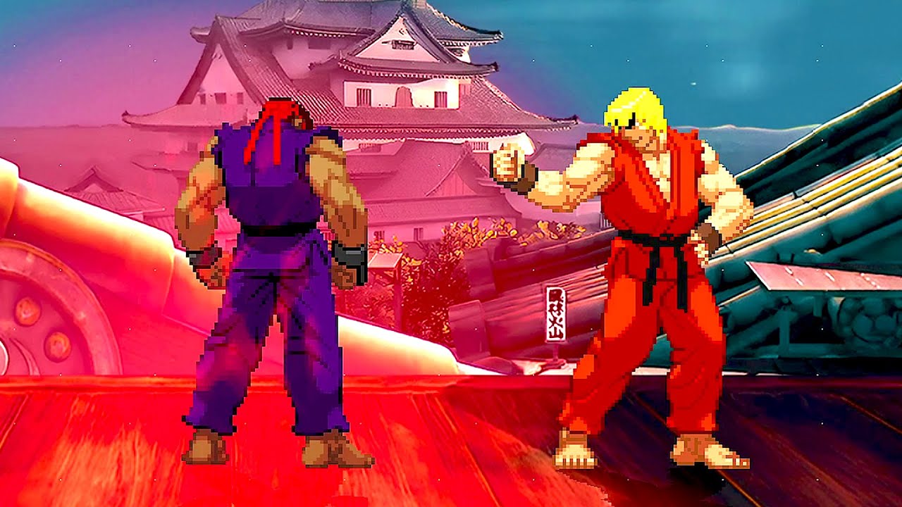 Master KEN Challenge Dark RYU - Ultimate TRUE Master Fight - YouTube