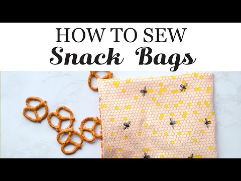 How to Sew a Snack Bag - YouTube