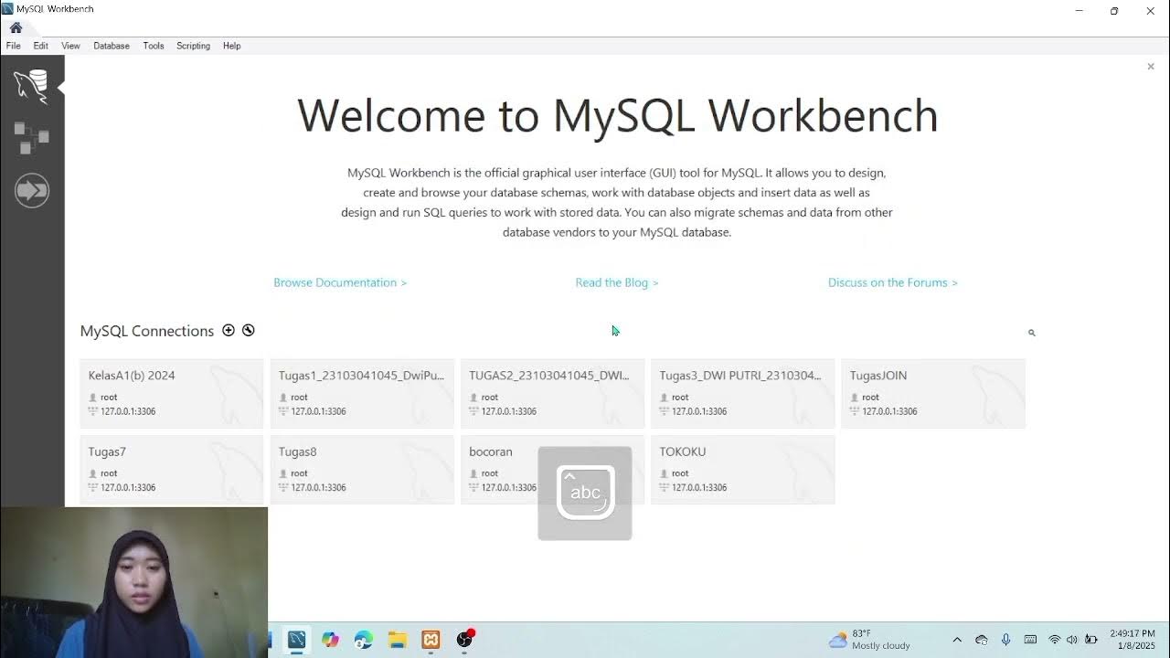 Part 1- Membuat database 'TOKOKU' di MY SQL Workbench!! - YouTube