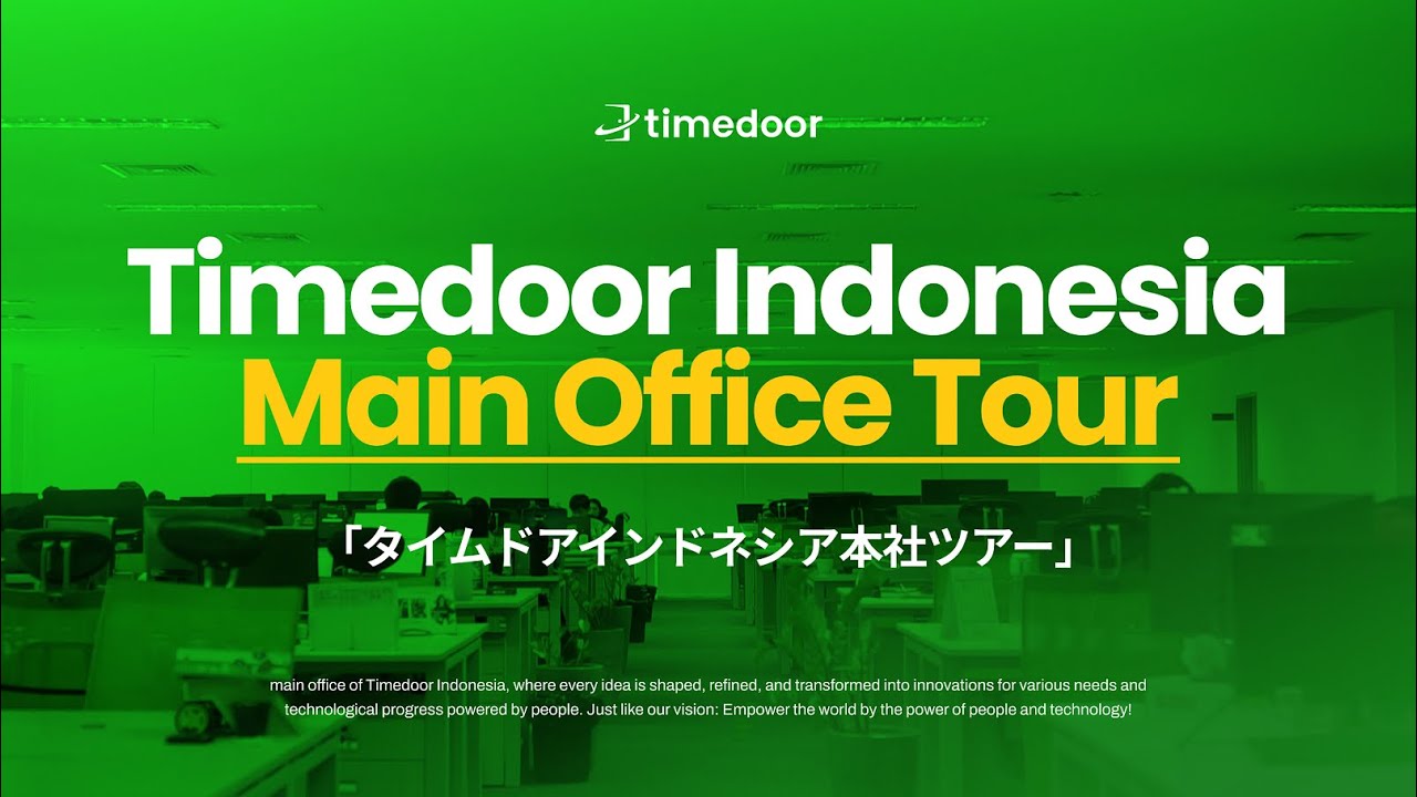 Timedoor Indonesia | Main Office Tour (2024) - YouTube