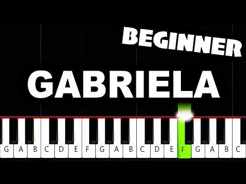 KATSEYE - Gabriela - BEGINNER Piano Tutorial