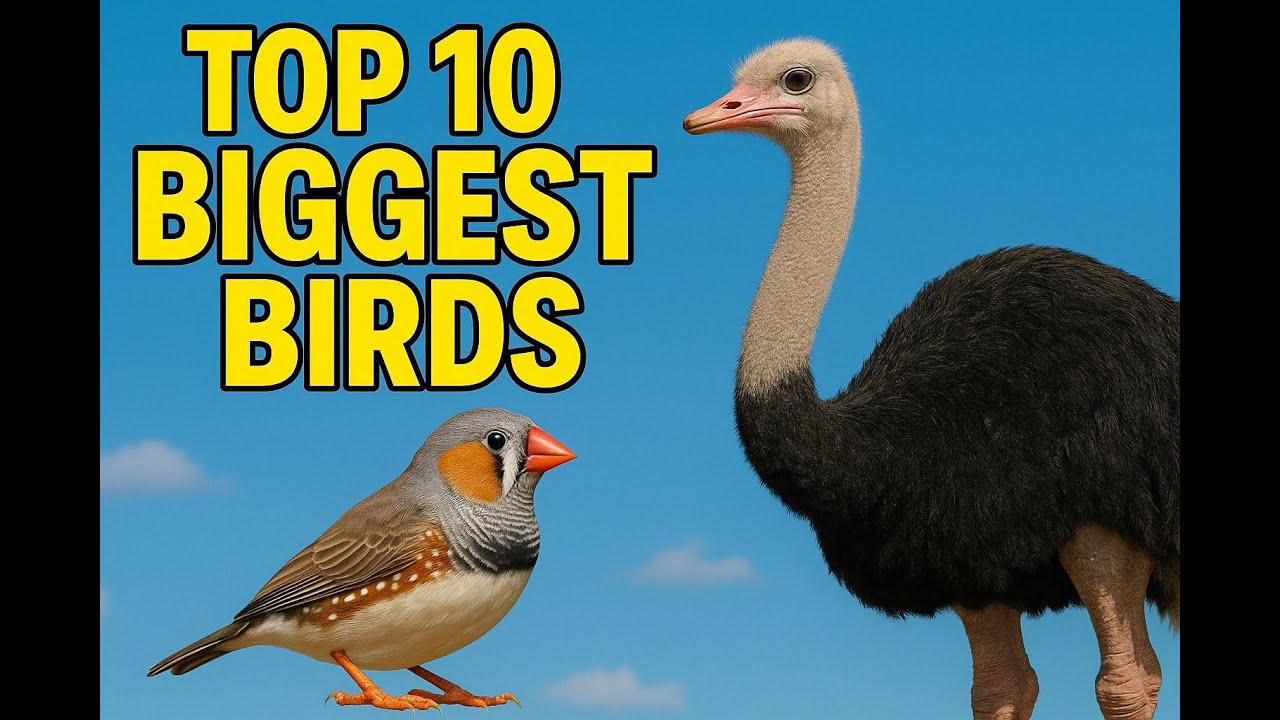 Top 10 BIGGEST Birds in the World - YouTube