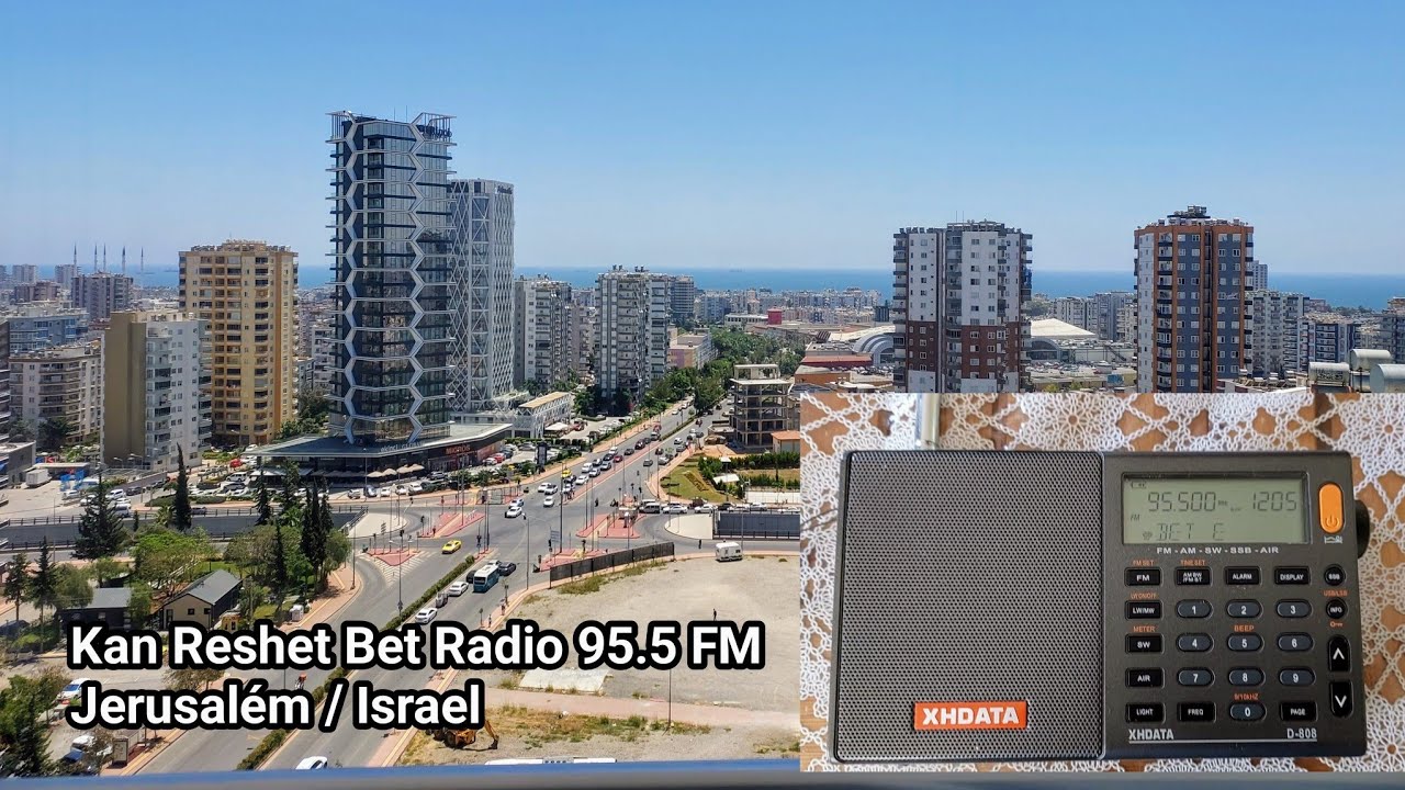 Kan Reshet Bet Radio 95.5 FMJerusalém / Israel... Distance 450? km ...