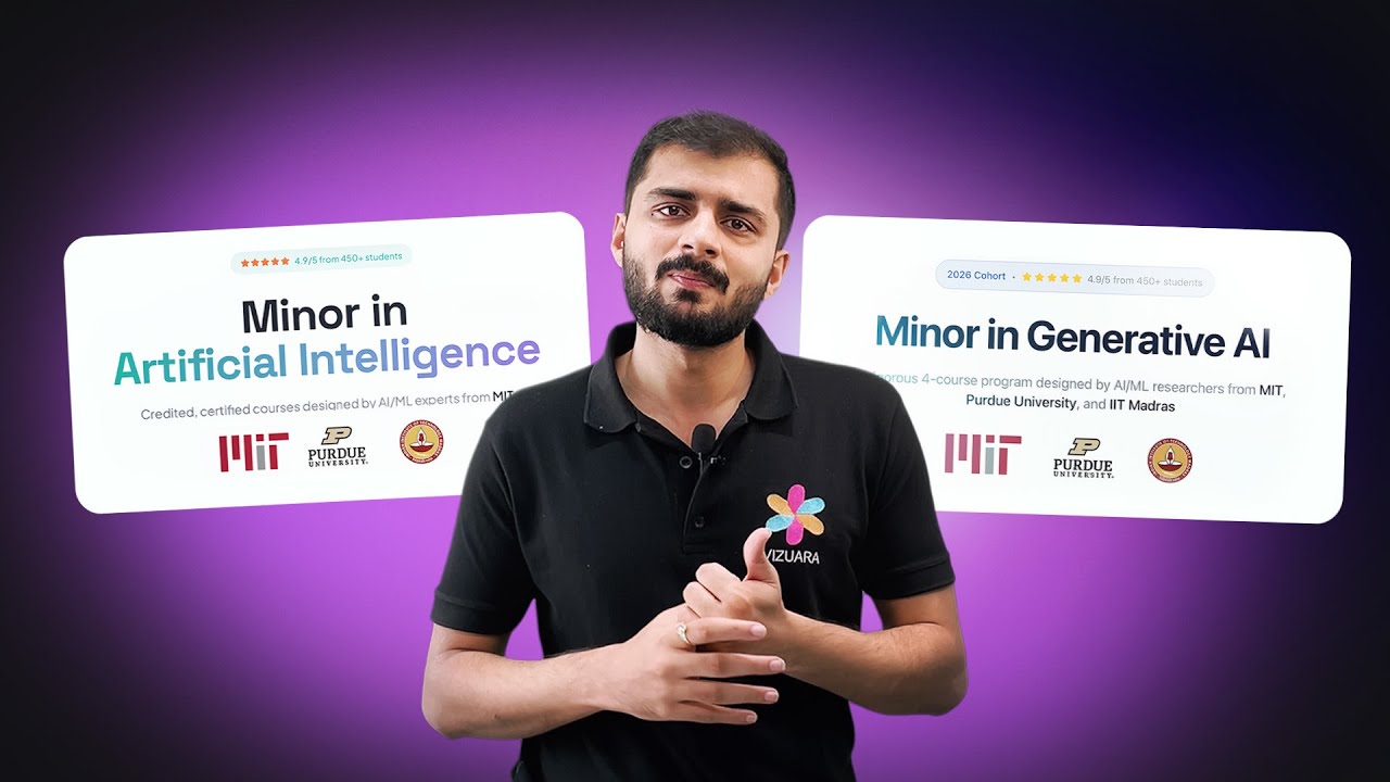 Launching Minor in AI and Generative AI 2026 - YouTube