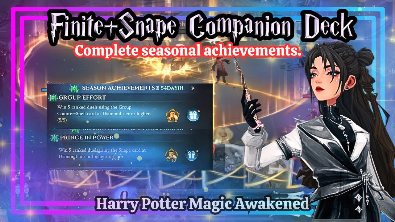 FINITE+SNAPE COMPANION IN DUO DUELS- Harry Potter Magic Awakened - YouTube