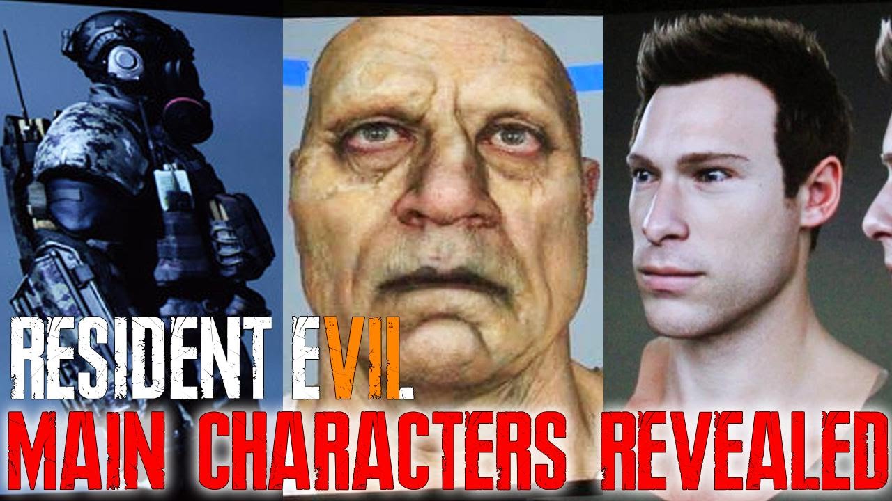 Resident Evil 7 Biohazard - MAIN CHARACTERS - ZOMBIES, STORY DETAILS ...