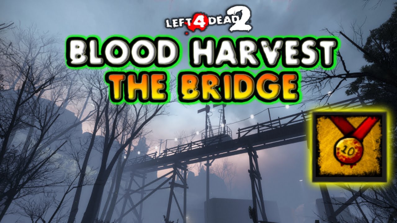 L4D2 Survival | Blood Harvest - The Bridge | Gold Medal Gameplay - YouTube
