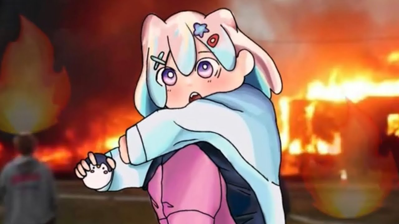 anime girl buckles her shoe - YouTube