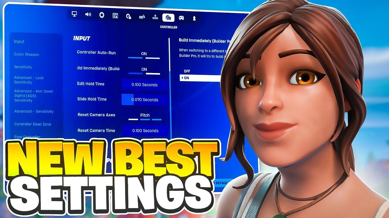 NEW Best Controller SETTINGS For Builds & Zero Builds + Sensitivity In ...