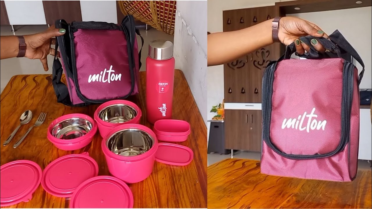 Milton Pro Tiffin box from Amazon Review | MILTON Lunch Stainless Steel ...