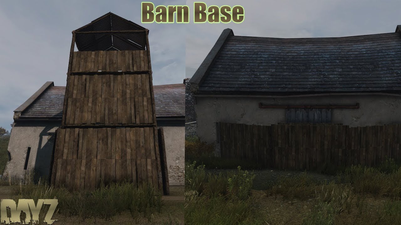 Dayz: How to Make a Barn Base (PC/CONSOLE) - YouTube