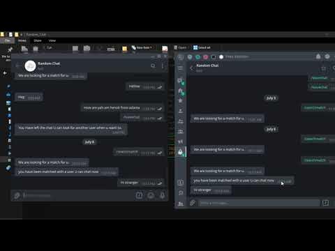 Random-chat Telegram Bot Made With Node.Js - YouTube