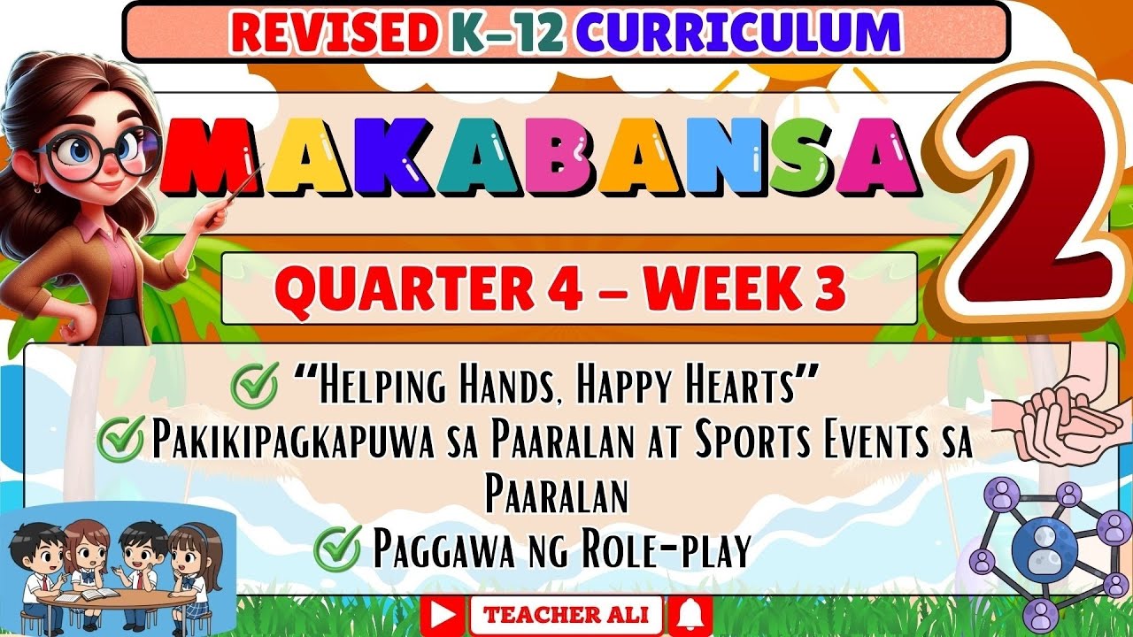 GRADE 2 MAKABANSA 2 QUARTER 4 WEEK 3 REVISED K-12 - HELPING HANDS ...