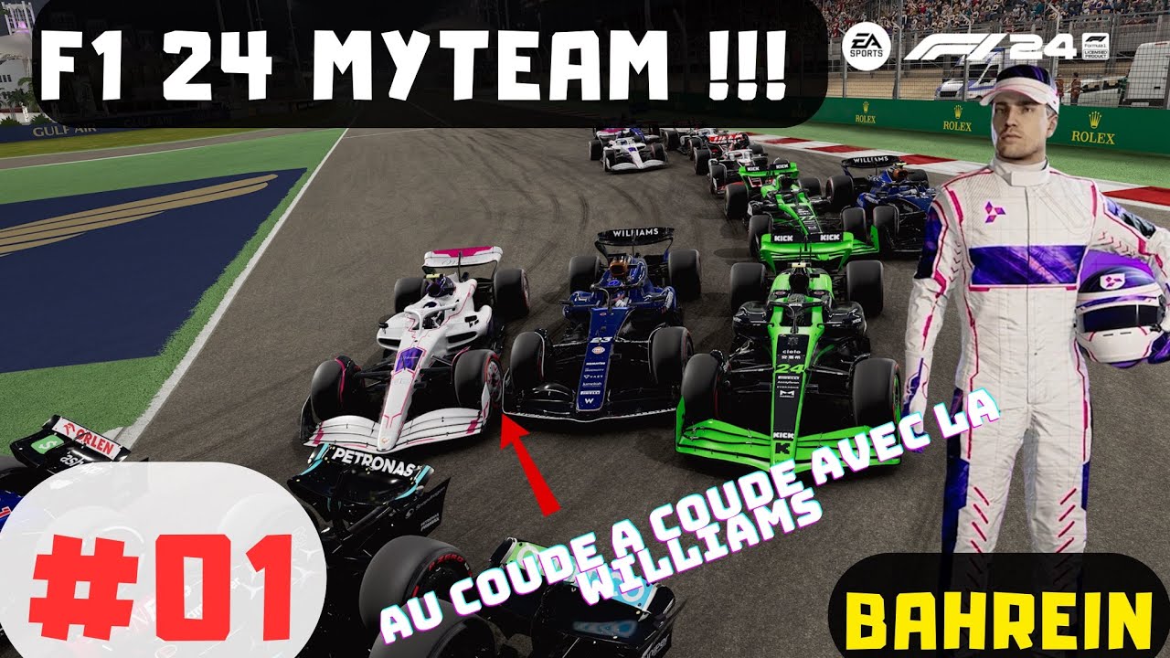 F1 24 My Team #01 : UN DEBUT DE SAISON TENDU ! - YouTube