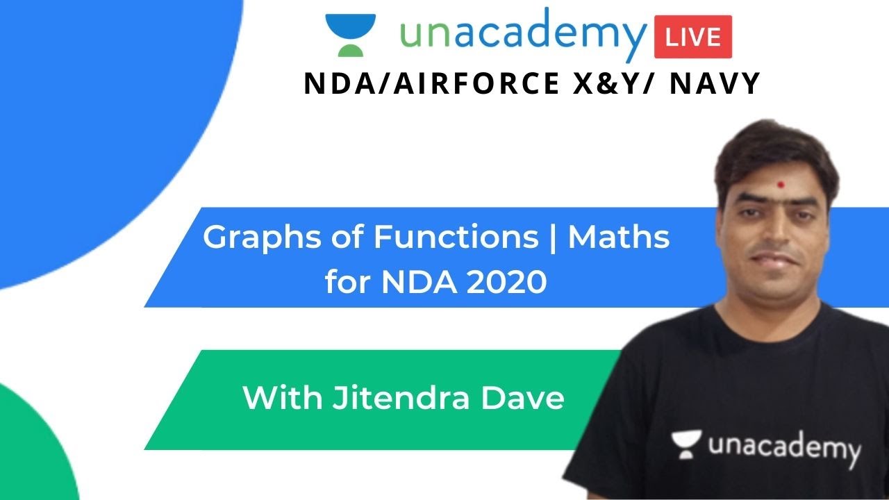 Graphs of Functions | Maths for NDA 2020 | NDA 2020 Preparations - YouTube
