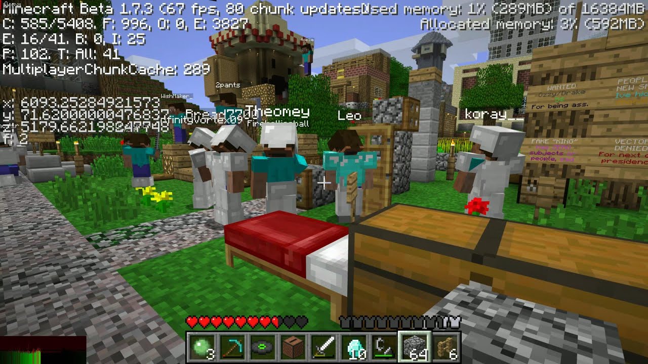 Minecraft - Peak Beta 1.7.3 Moment - YouTube