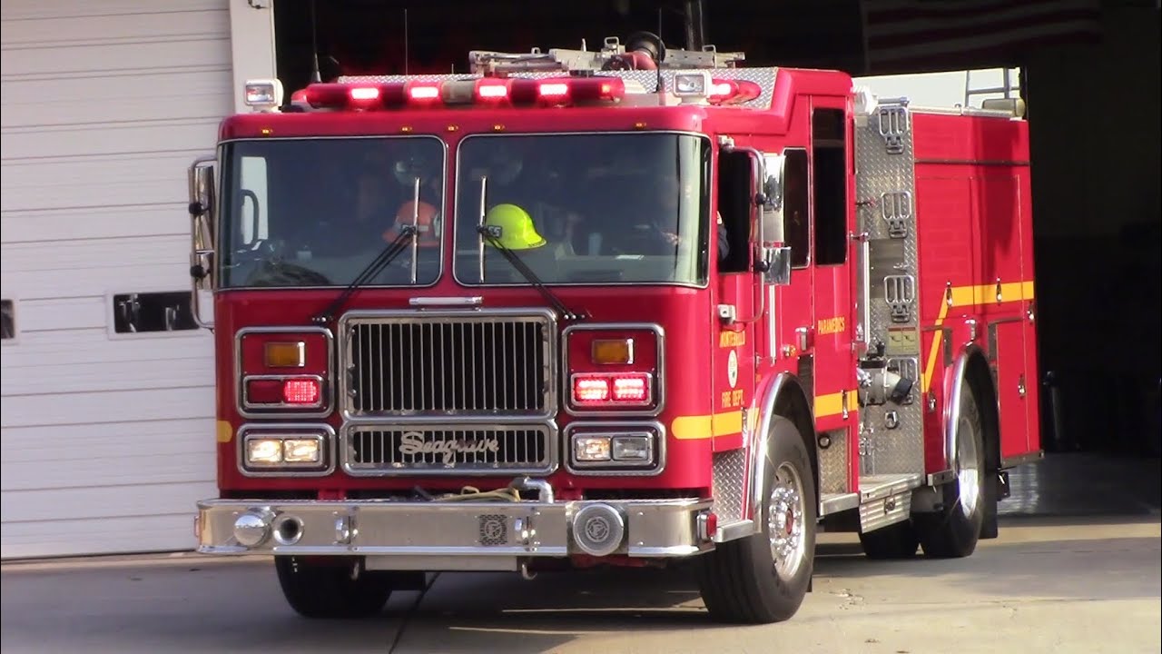 Montebello Fire Dept. Engine 55 Responding - YouTube