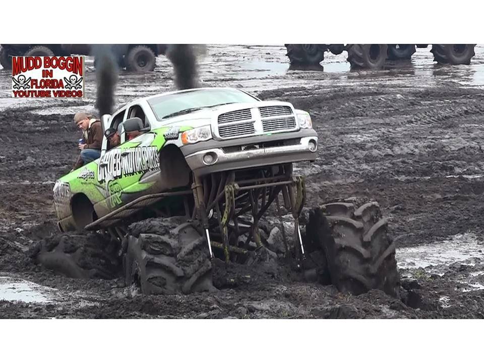 Dodge Mega Ram Monster Truck "Stuck Like Chuck" Forever.. - YouTube