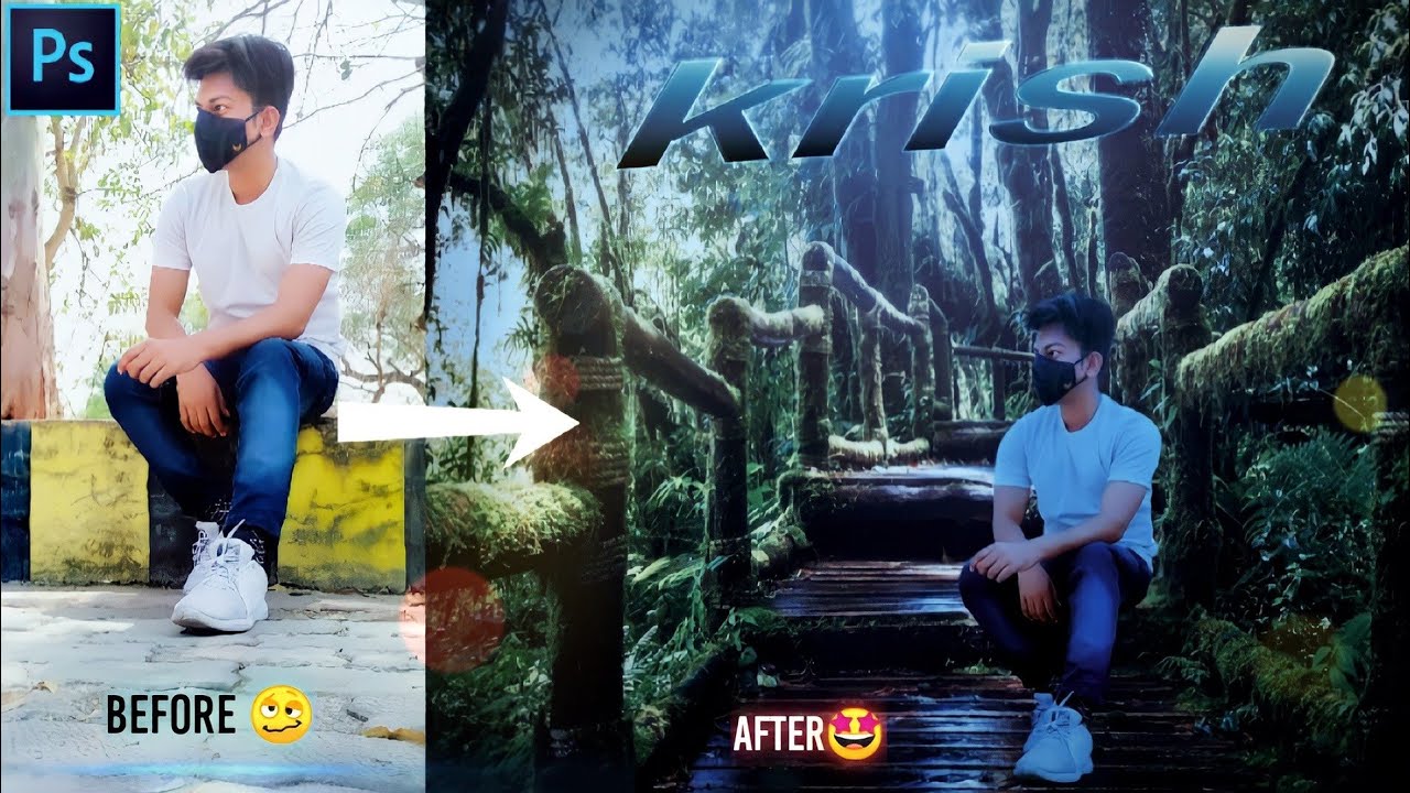 Adobe Photoshop Tutorial - Photo Manipulation Before & After! - YouTube