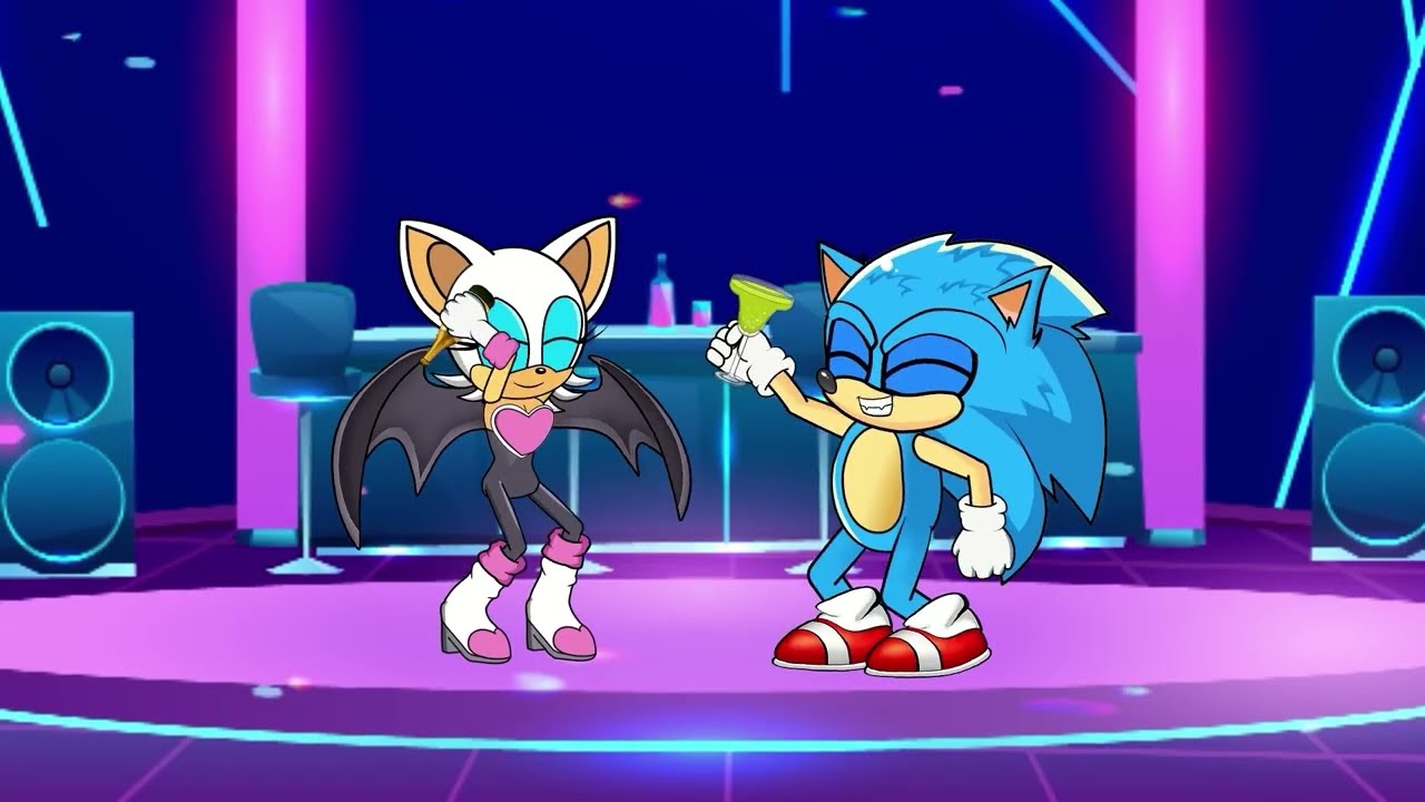 Super Shin Sonic Tapes - The First Story Animation - Oops! Amy Is Super ...