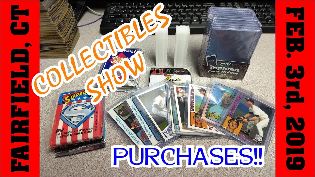Fairfield Connecticut Sportscard & Coin Show 02-03-2019 - YouTube