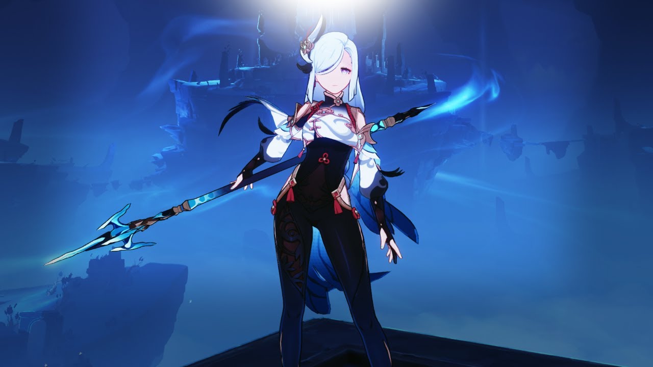 C0 Shenhe R1 Calamity Queller Abyss Showcase - YouTube