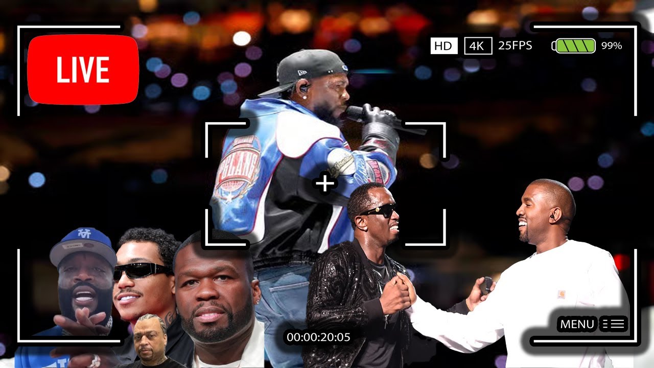 Kendrick Super Bowl Halftime Show! Kanye Defends Diddy! 50 Cent vs Meech vs Rick Ross! - YouTube