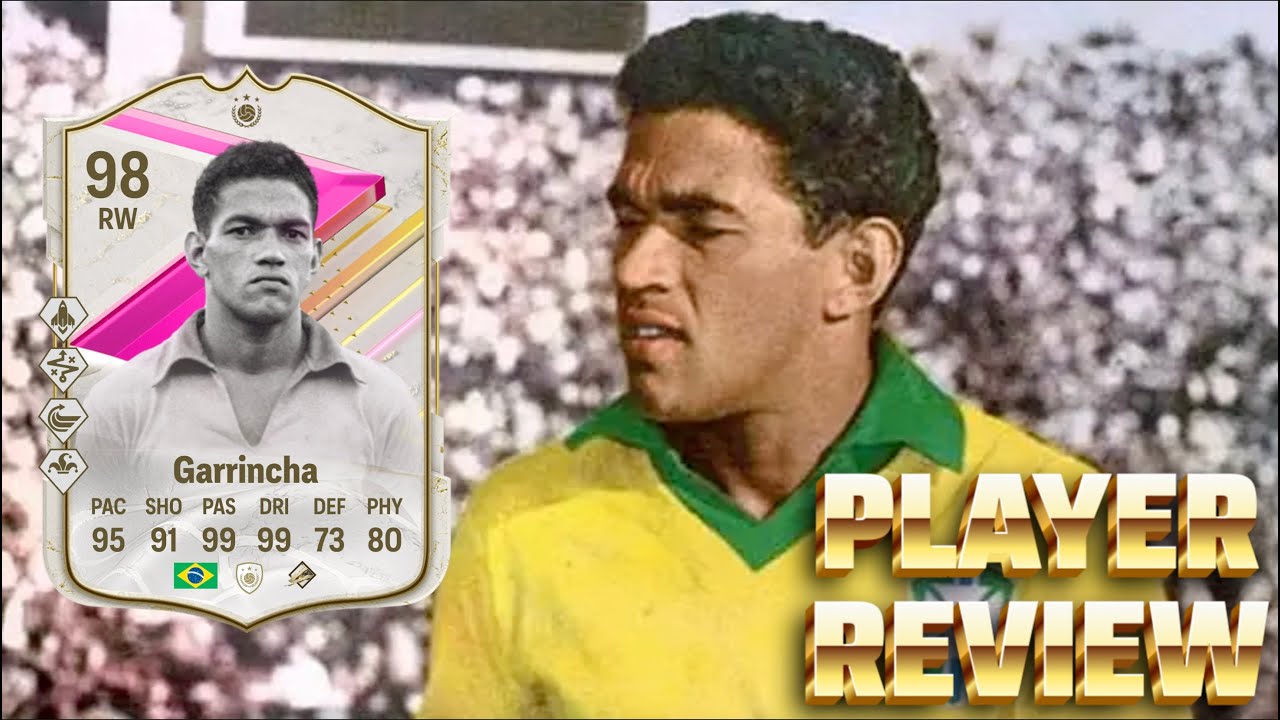 ¡UN MAGO CON EL BALON EN LOS PIES! -REVIEW GARRINCHA 98 FUTTIES ICON ...