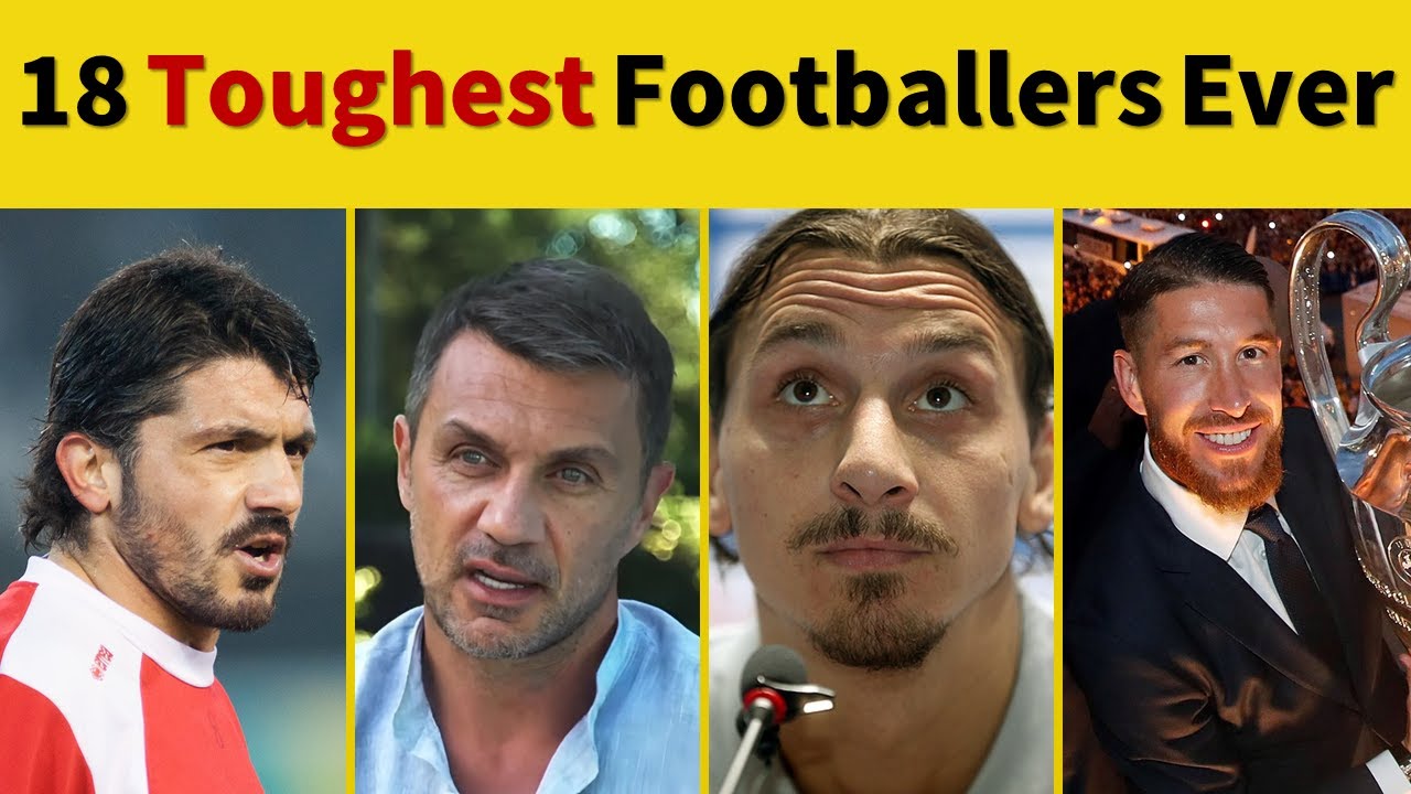18 Toughest Footballers Ever - YouTube