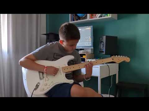 Michael Jackson  (guitar cover) - Beat it | Luca (10yo)